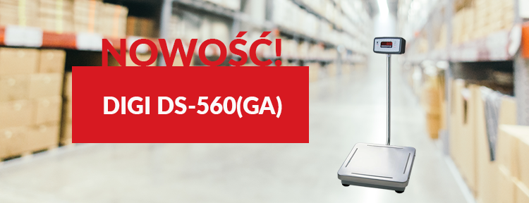 Waga magazyNOWA DIGI DS-560(GA) - nowość w ofercie Yakudo | Yakudo - Odważne technologie
